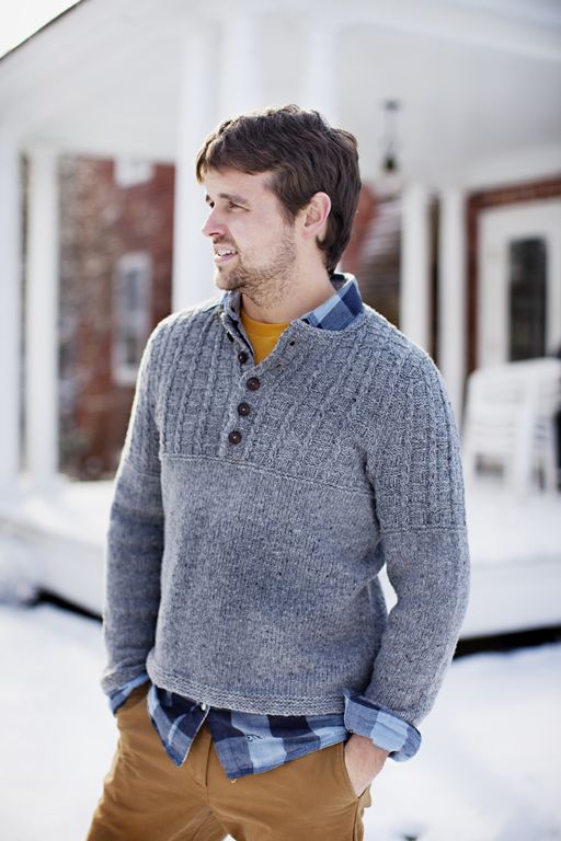 modèle gratuit tricot veste homme