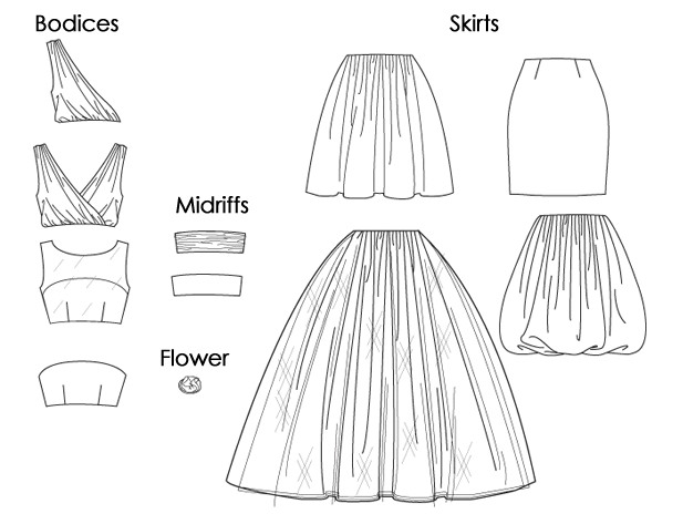 patron gratuit pour faire une robe de soirée